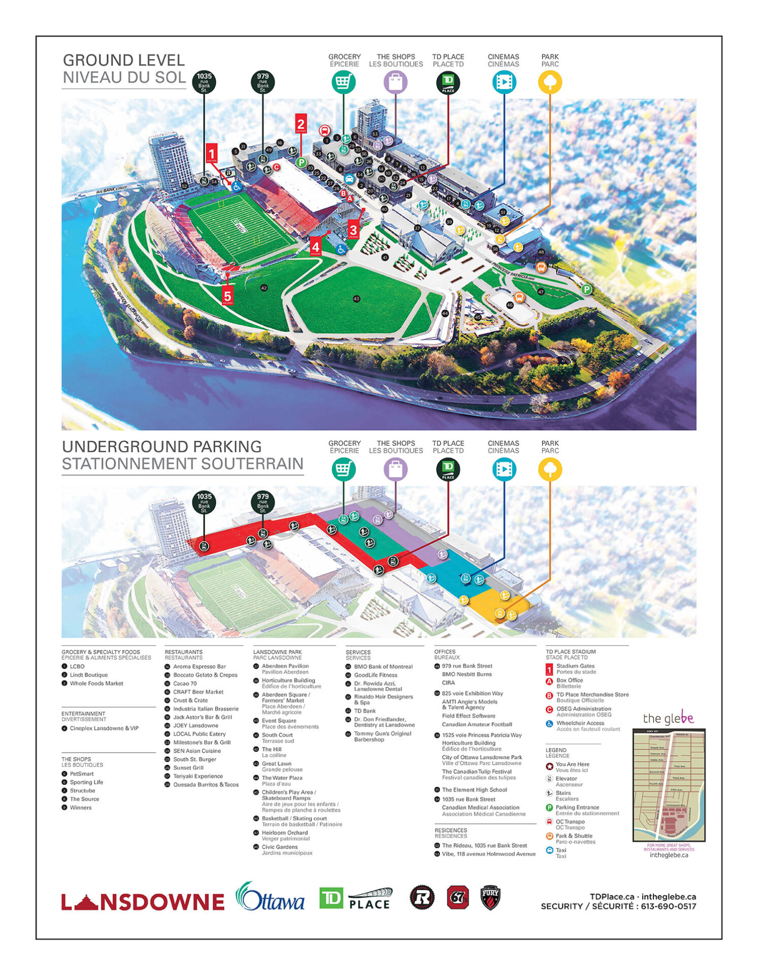 Map – TD Place / Lansdowne Live Map – TD Place / Lansdowne Live