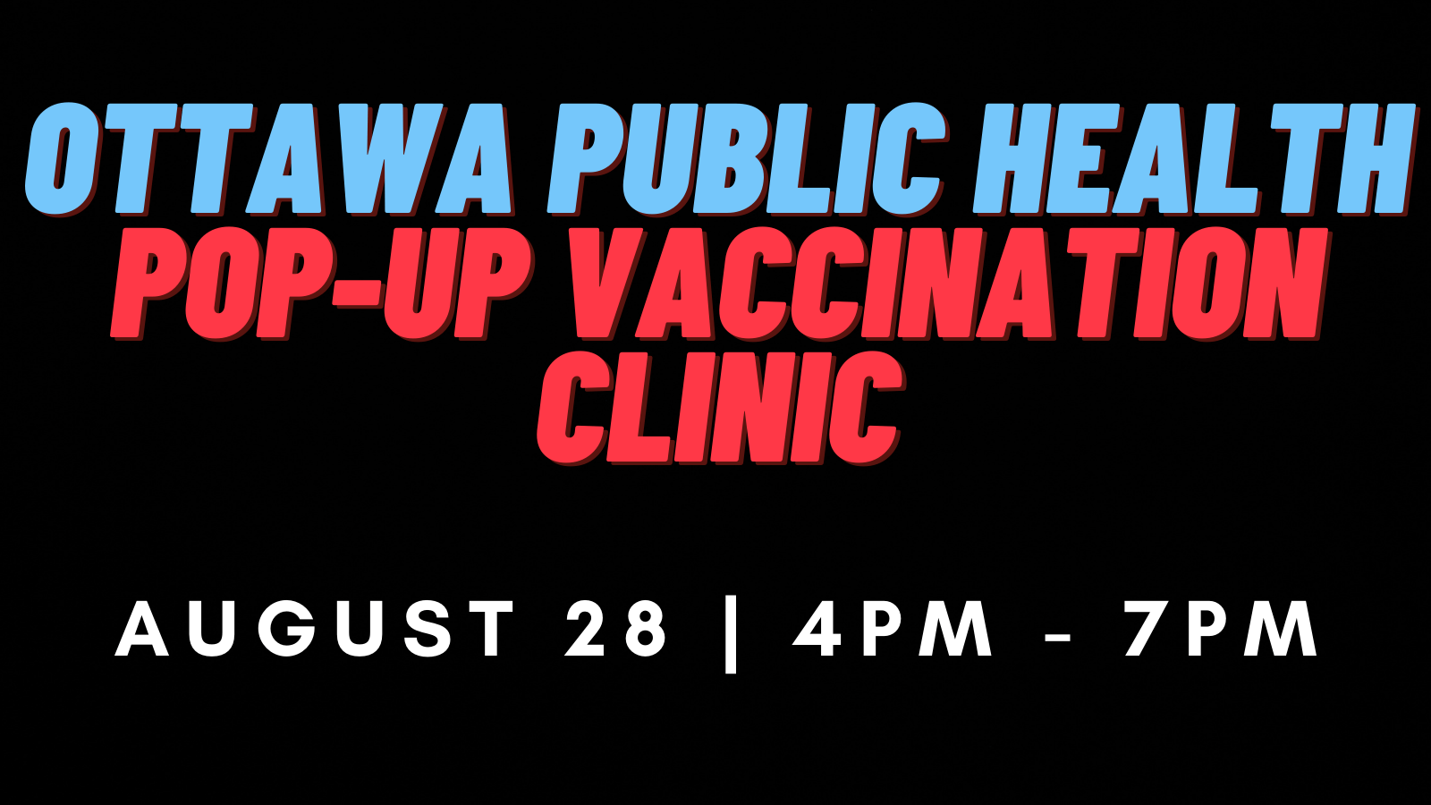 Ottawa Public Health Pop-Up Vaccination Clinic - TD Place / Lansdowne Live Ottawa Public Health Pop-Up Vaccination Clinic - TD Place / Lansdowne Live