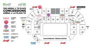 Concessions: Food & Beverage at The Arena - TD Place / Lansdowne Live