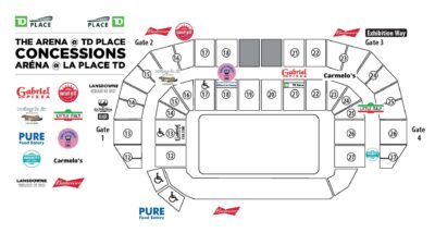 Concessions: Food & Beverage at The Arena - TD Place | Lansdowne Live